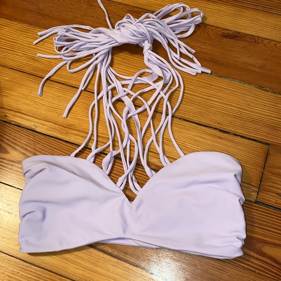 Mikoh | Swim | Mikoh Kahala Stringy High Neck Bikini Top | Poshmark